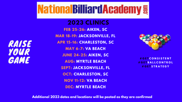 Billiards Instruction - 614-975-8337 - The National Billiard Academy